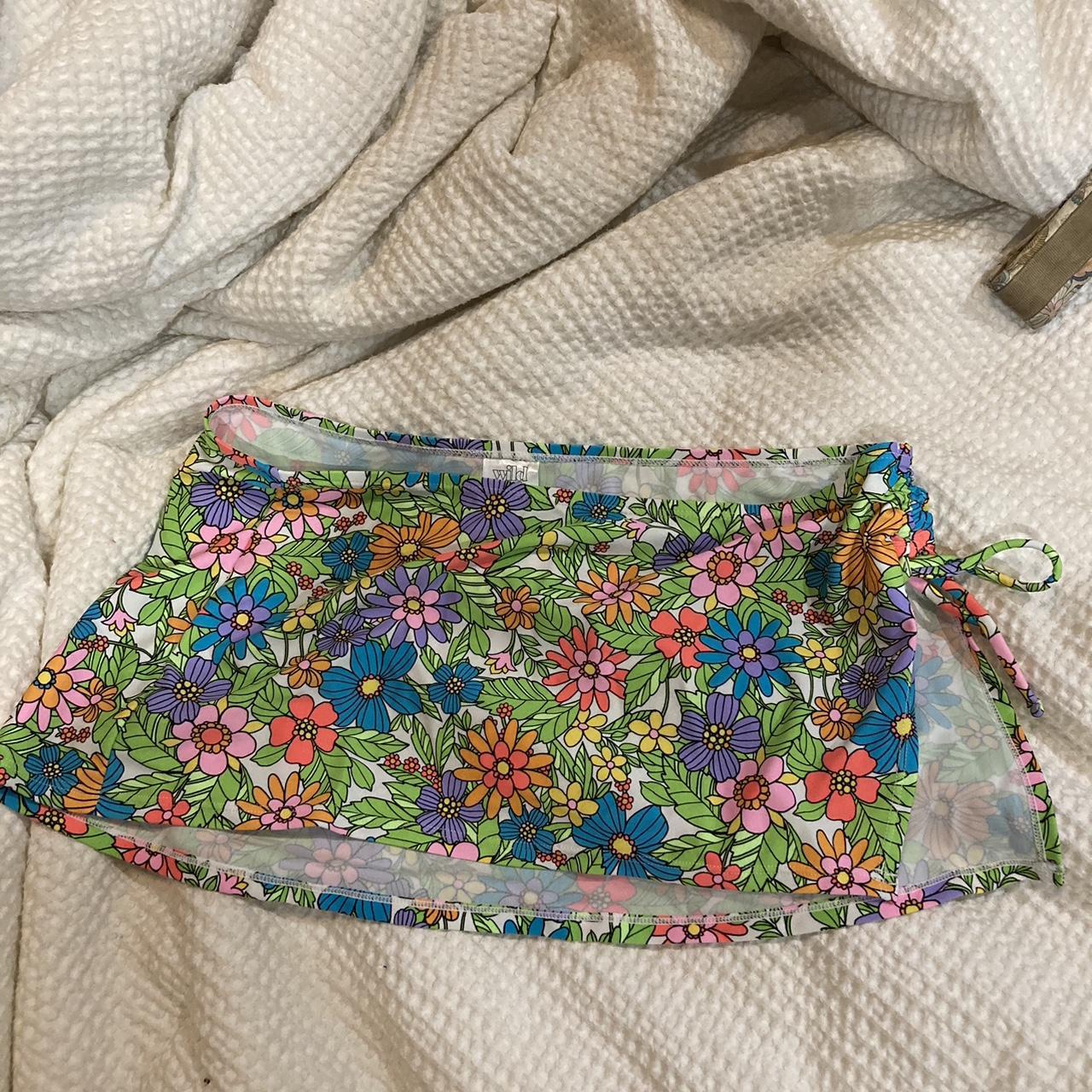 Wild fable swim cover up floral Size small brand new... - Depop