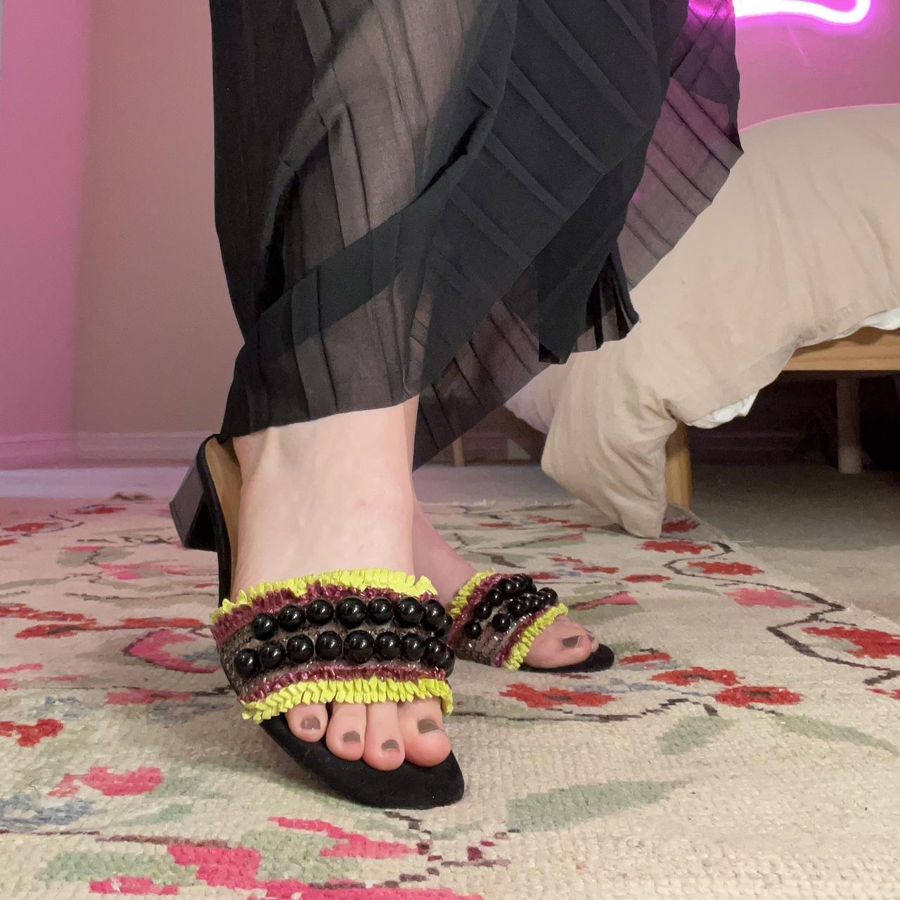 Zara colorful cute mini mules x - Depop