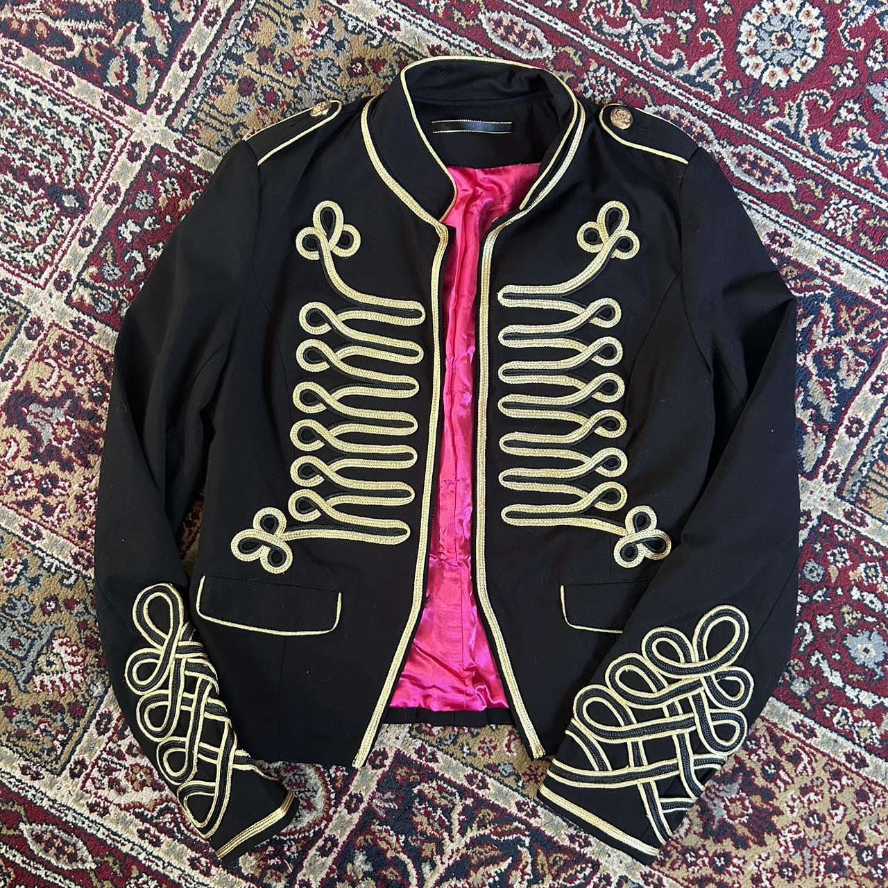 MARCHING BAND STYLE JACKET size 8/10, made in Italy... - Depop