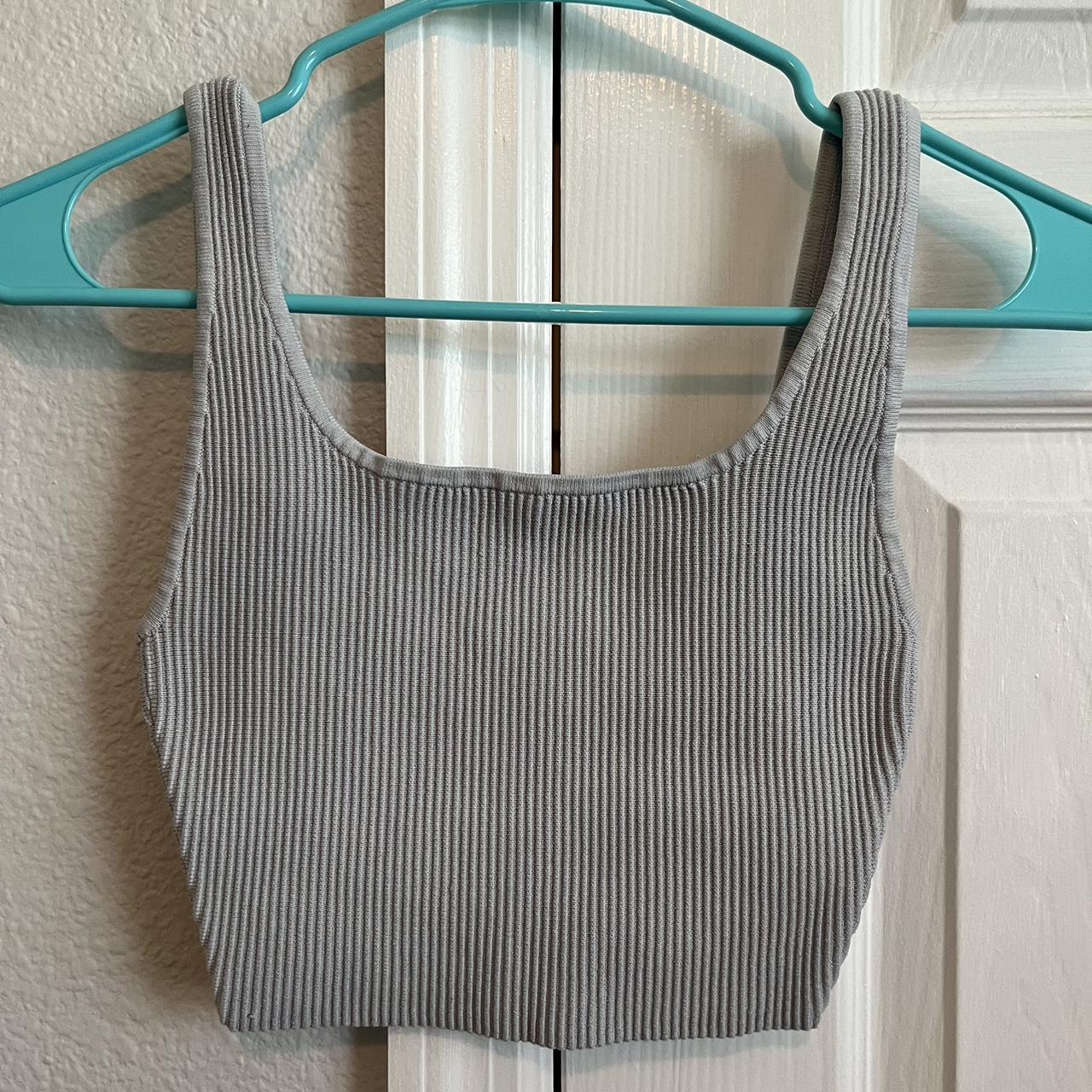 BABATON Light Grey Tank Top Size XS but fits up to... - Depop