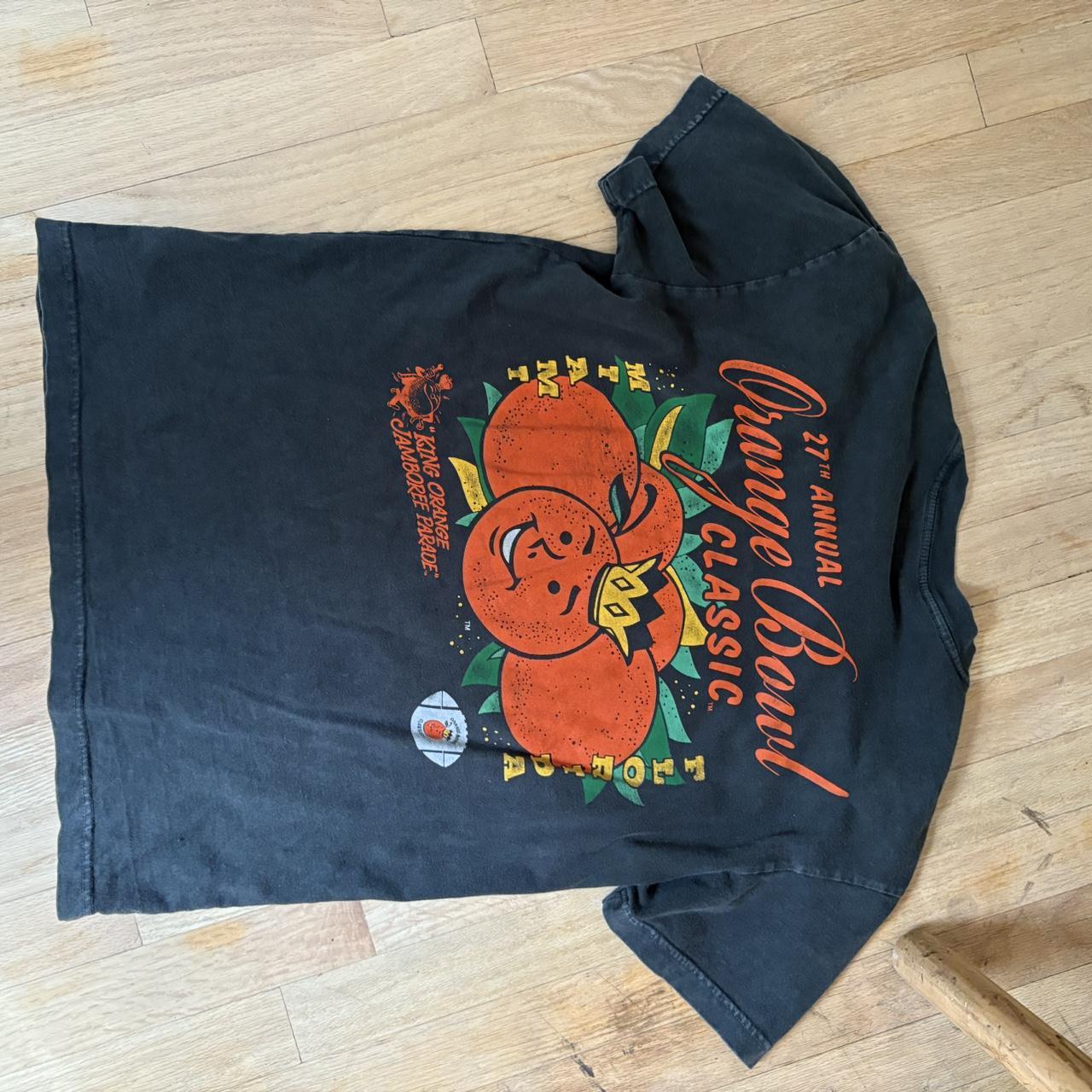 Abercrombie oversized men’s t-shirt size M; “orange... | Depop