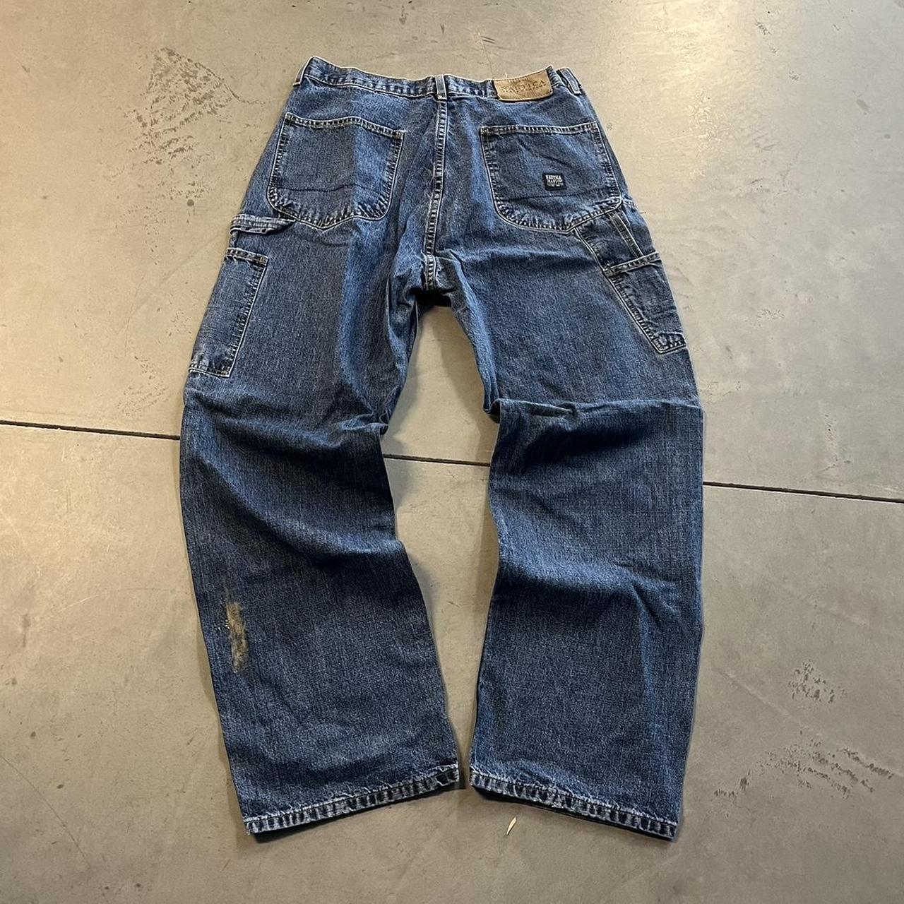 Vintage 90’s Nautica Carpenter Baggy Jeans Size:... - Depop
