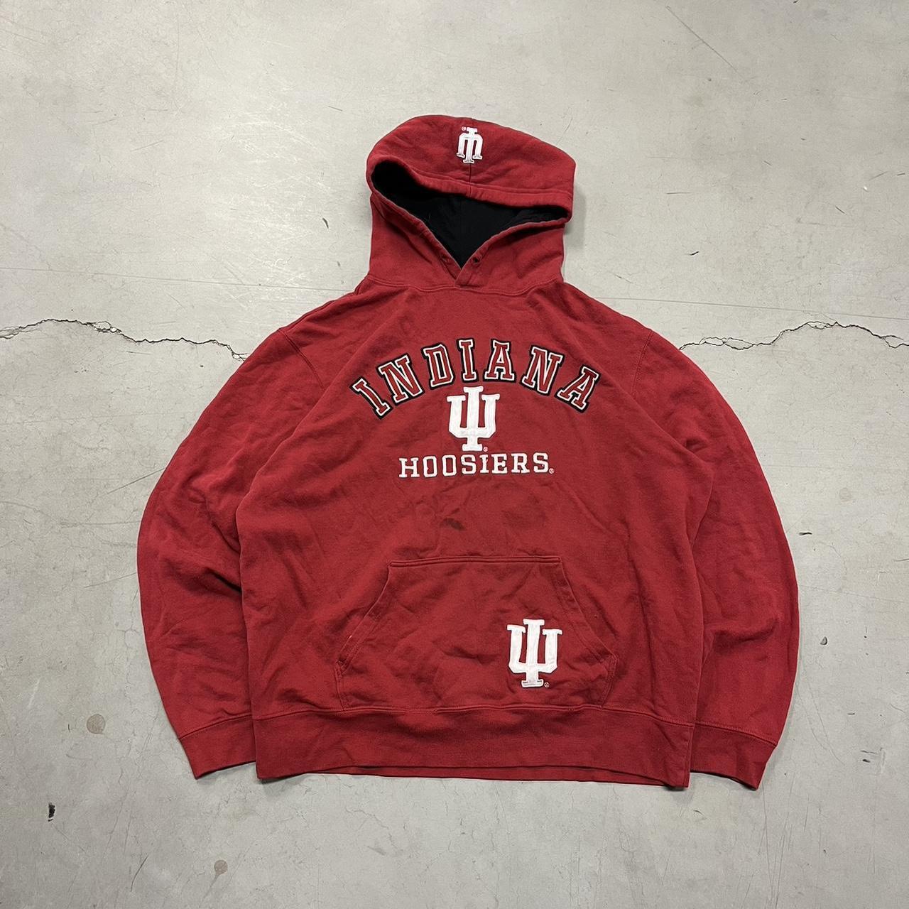 Vintage 90’s Indiana Hoosiers Embroidered... - Depop