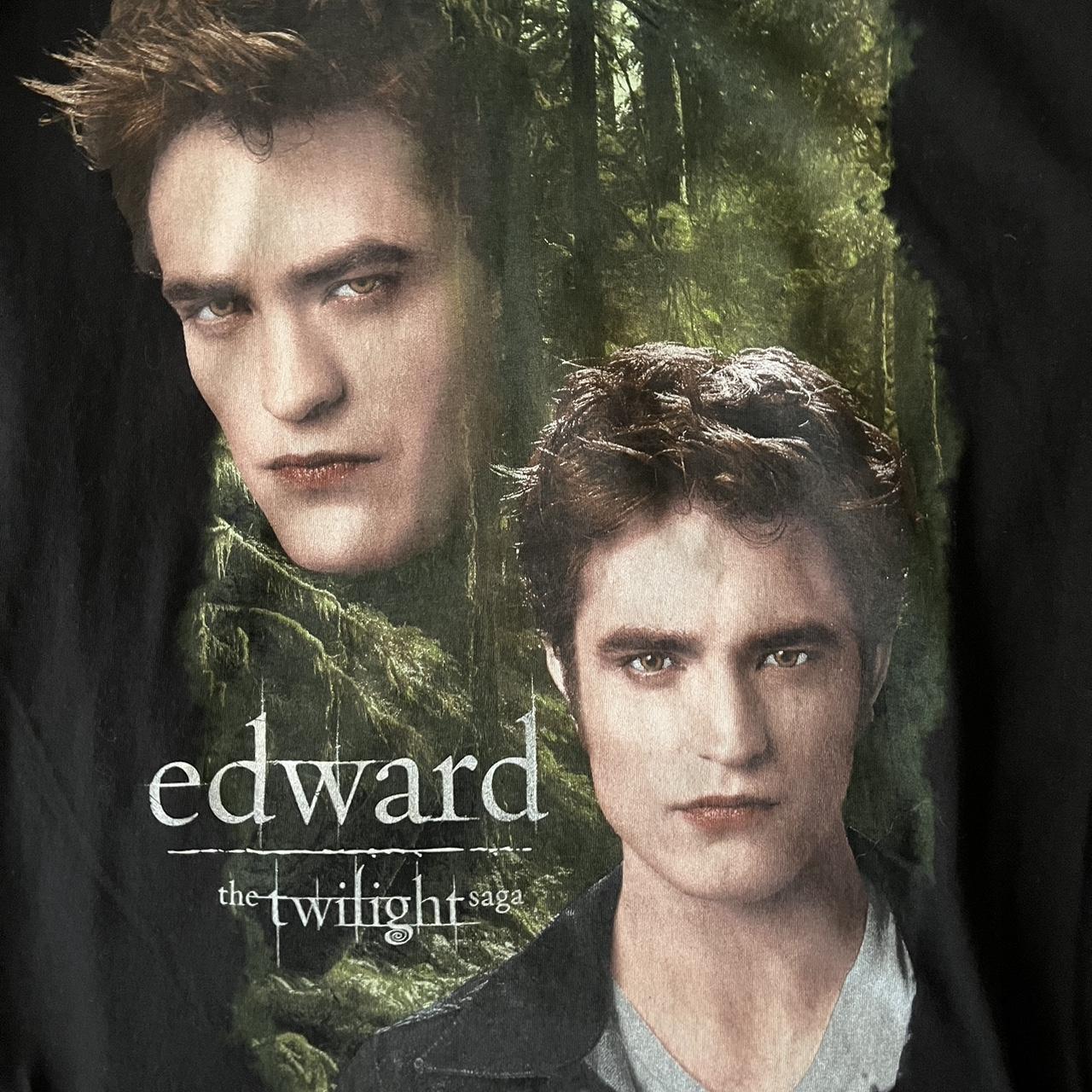 swag vintage emo twilight Edward cullen graphic tee - Depop