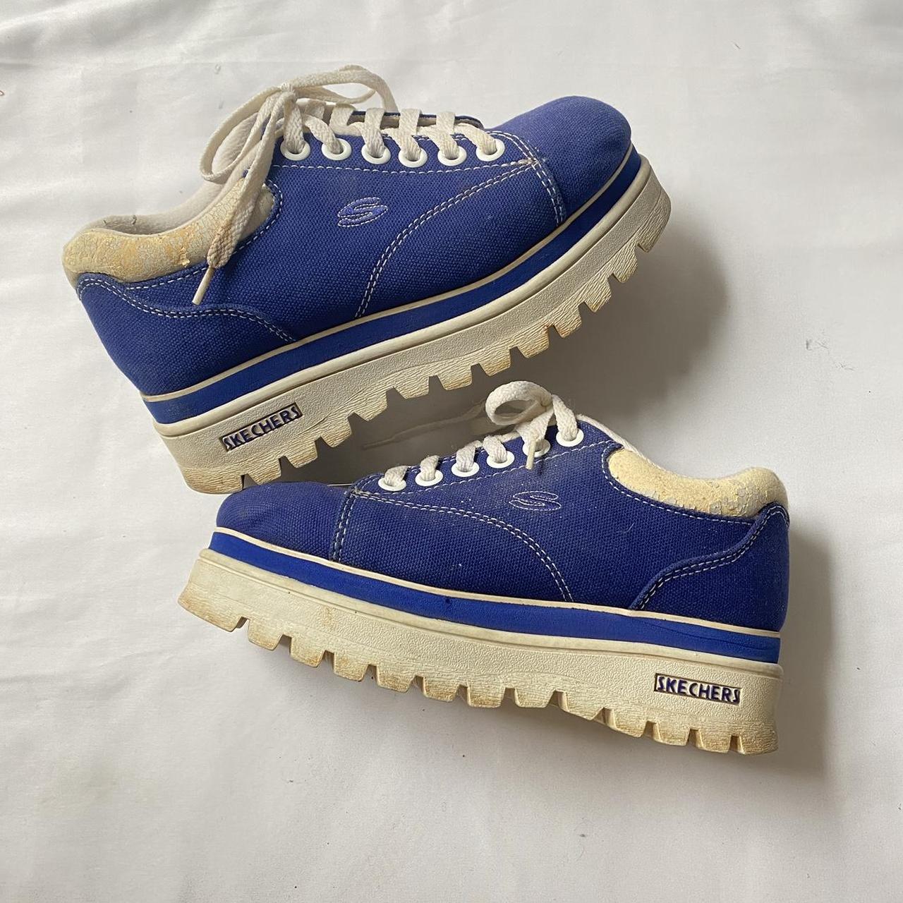 90s platform sketchers!! might need some cleaning... - Depop