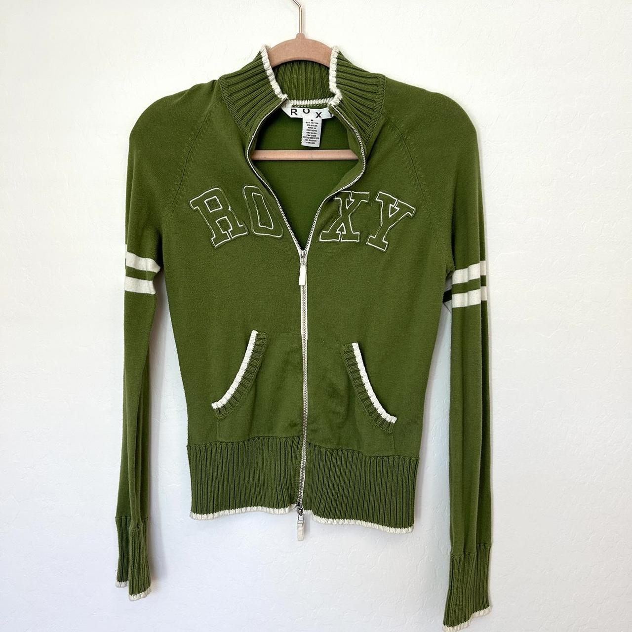 Roxy Women's Green Jacket | Depop