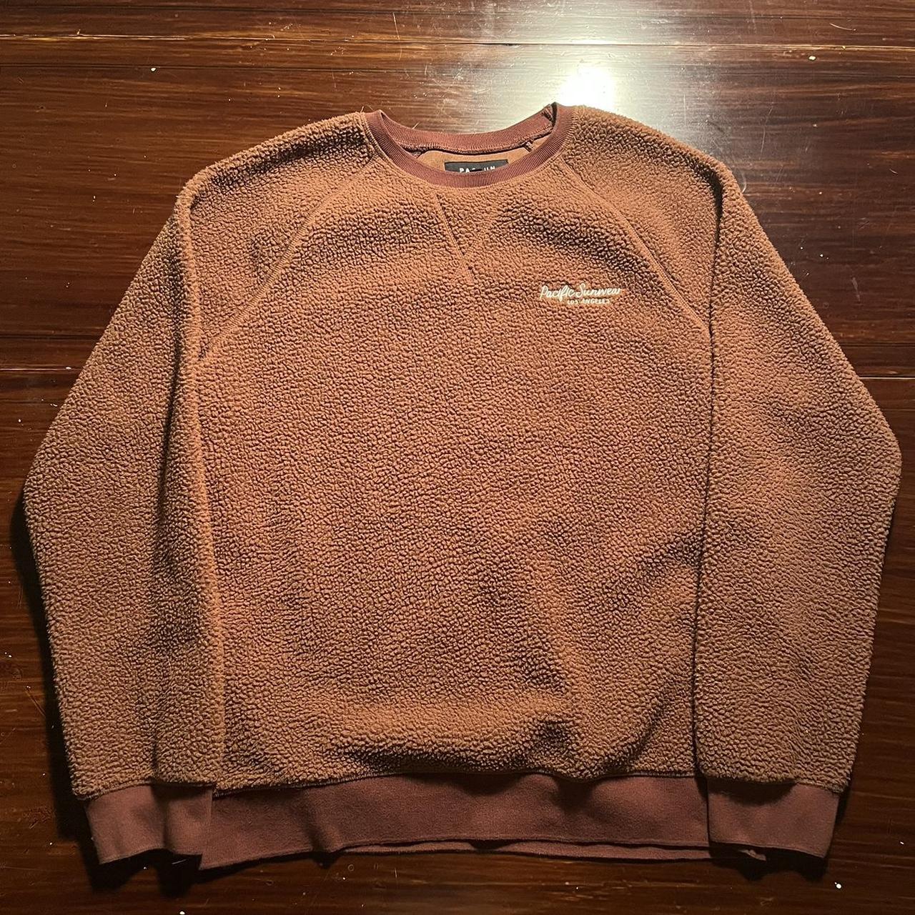 MEN’S BROWN PACSUN CREWNECK - worn a couple of... - Depop