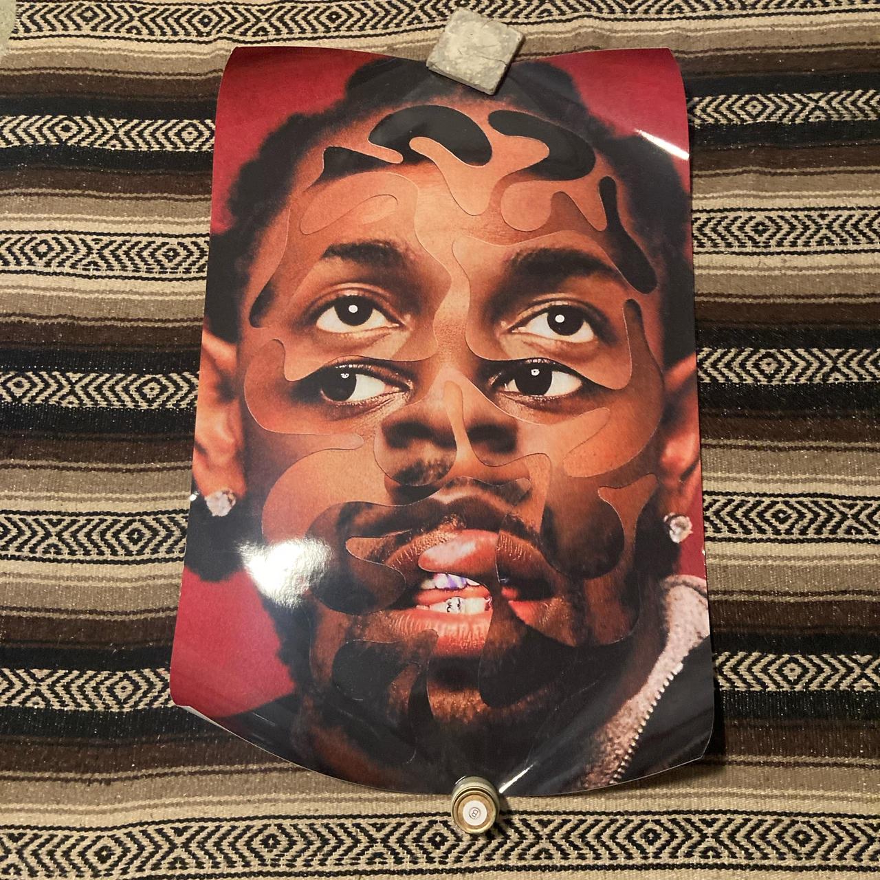 IAN WOODS KENDRICK LAMAR AND DAVE FREES PRINT... | Depop