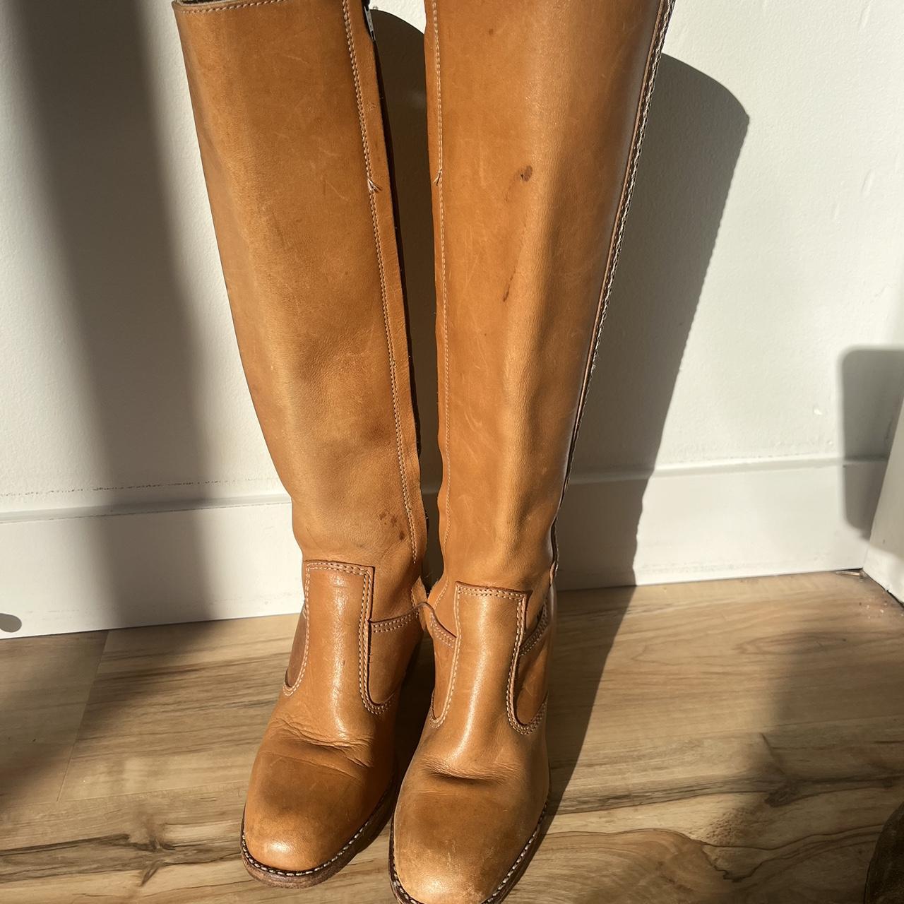 bort carleton boots toe to heel measurement is 10”... - Depop