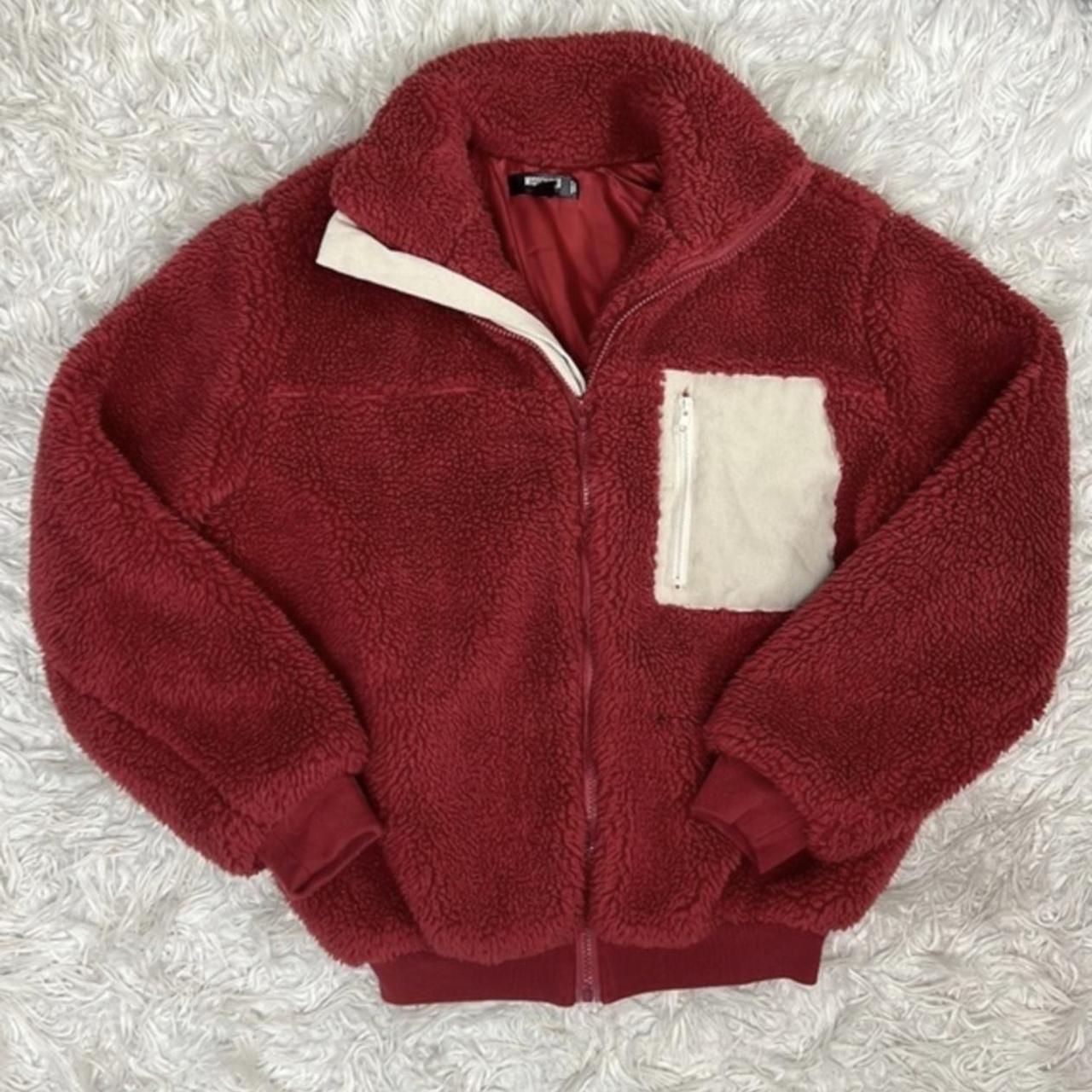 MISSGUIDED Teddy cord mixed jacket - Depop