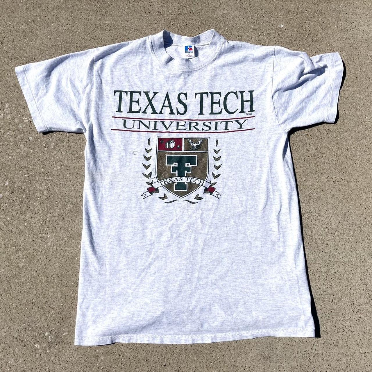 Vintage Texas Tech University Insignia Tshirt Unisex... | Depop