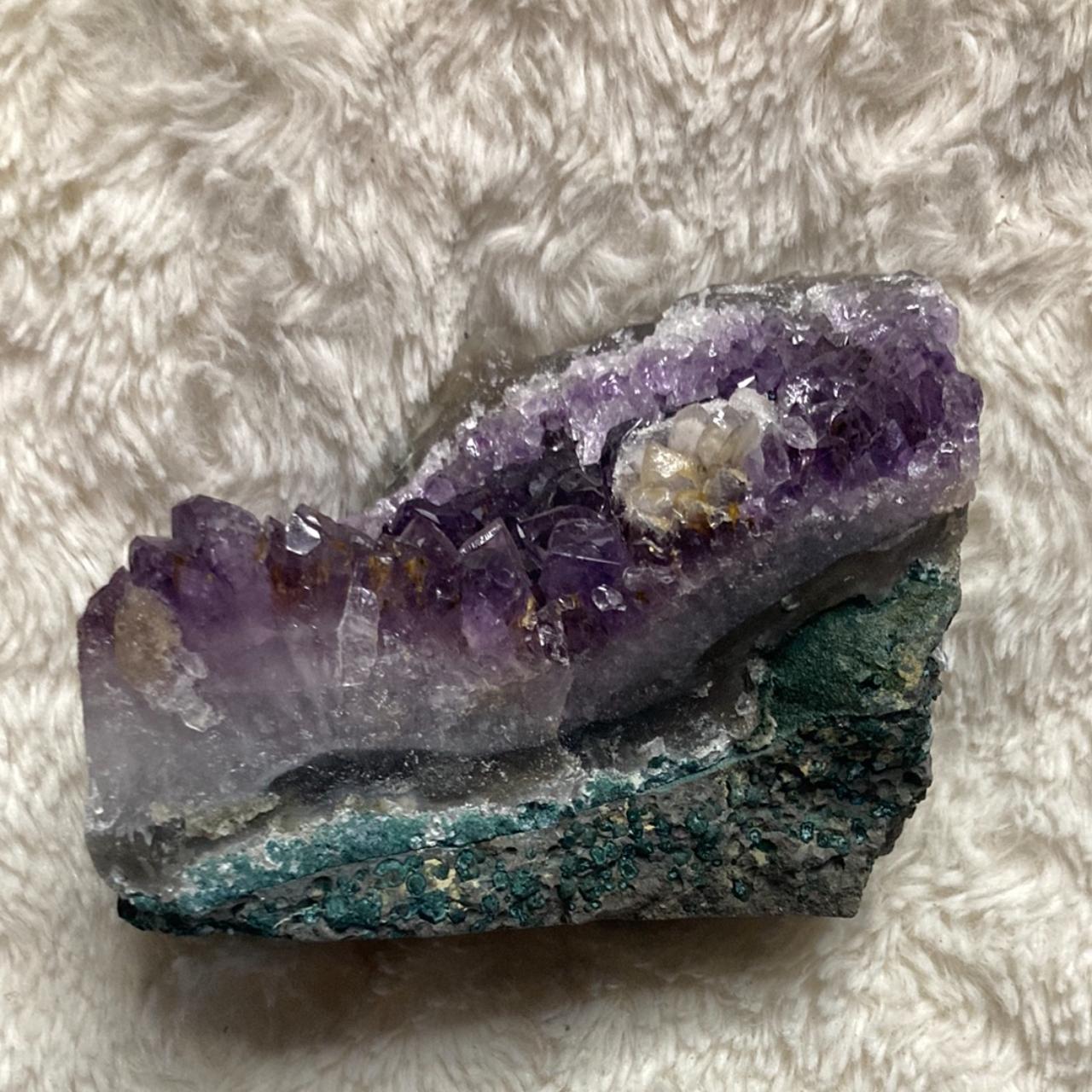 -Raw Amethyst Chunk 379g -48hr tracked shipping,... - Depop
