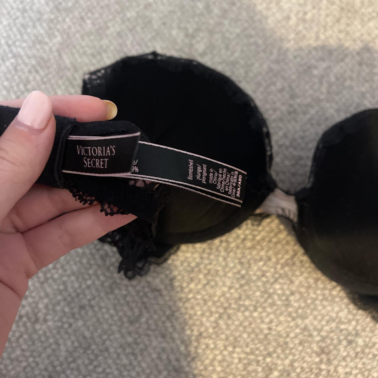 Victoria’s Secret black bombshell bra. Perfect... - Depop