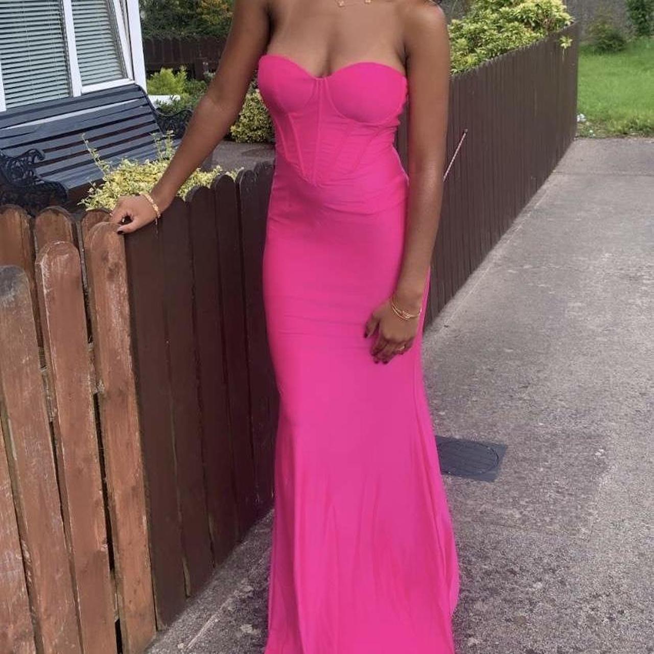 Beautiful Debs/ball/prom dress. only worn once for a... - Depop
