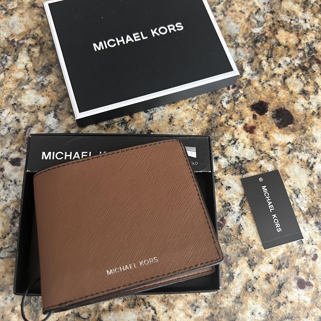 Brand new michael kors mens wallet with original... - Depop