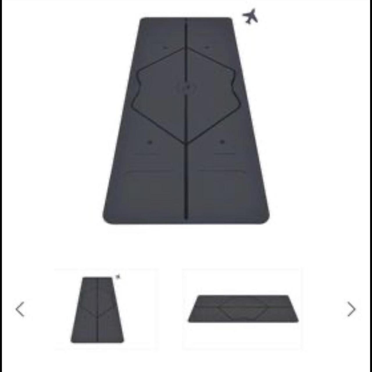 LIFEFORME TRAVEL YOGA MAT GREY COLOUR ALIGNMENT... - Depop