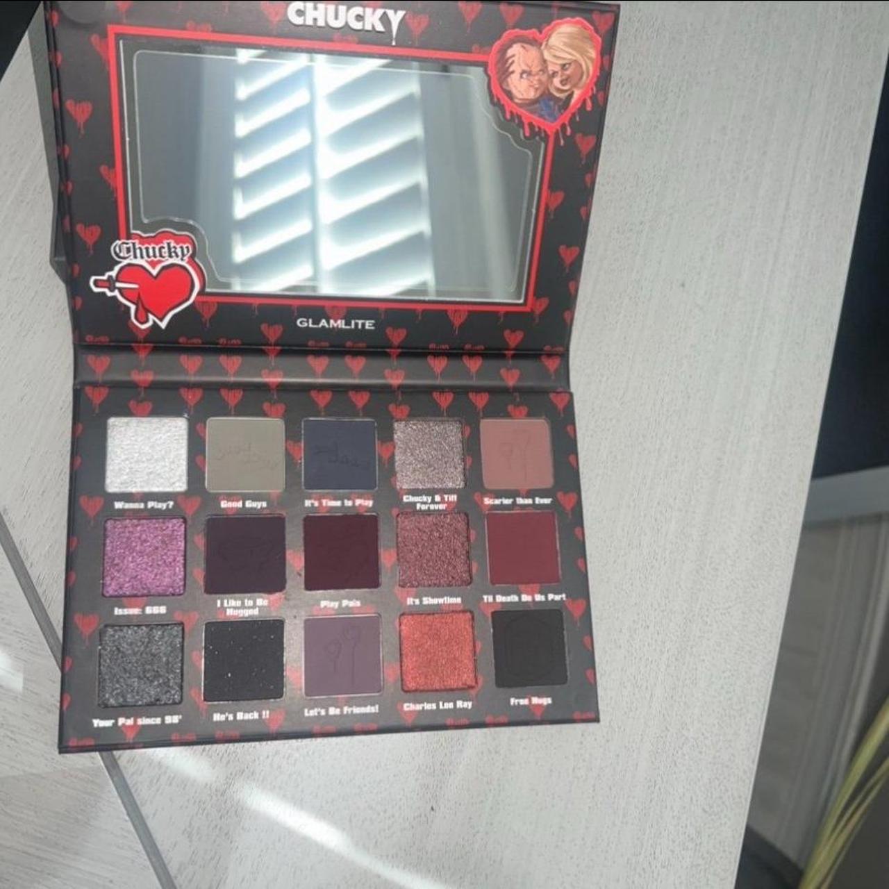 New Chucky makeup Eyeshadow palette Eyeliner duo... | Depop