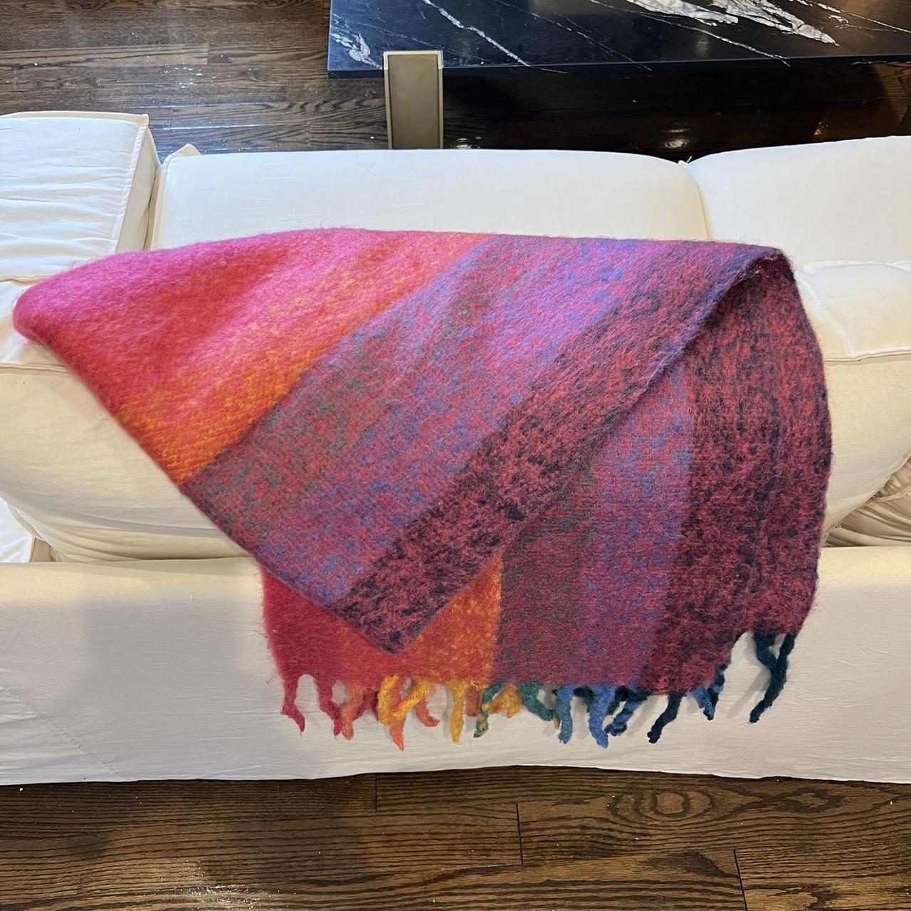 rainbow scarf! (polyester) - Depop
