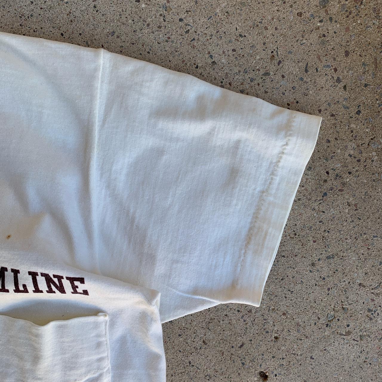 Vintage 60s Champion Hamline Pocket Polo Button Up... - Depop