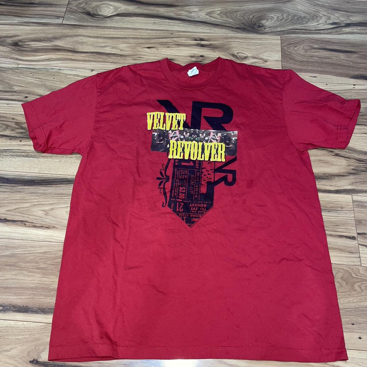 Large red velvet revolver band tee #punk #punkrock... - Depop