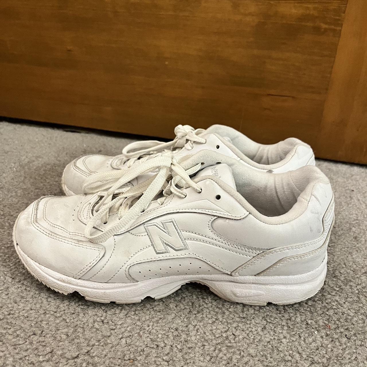 New Balance Women's White Trainers | Depop