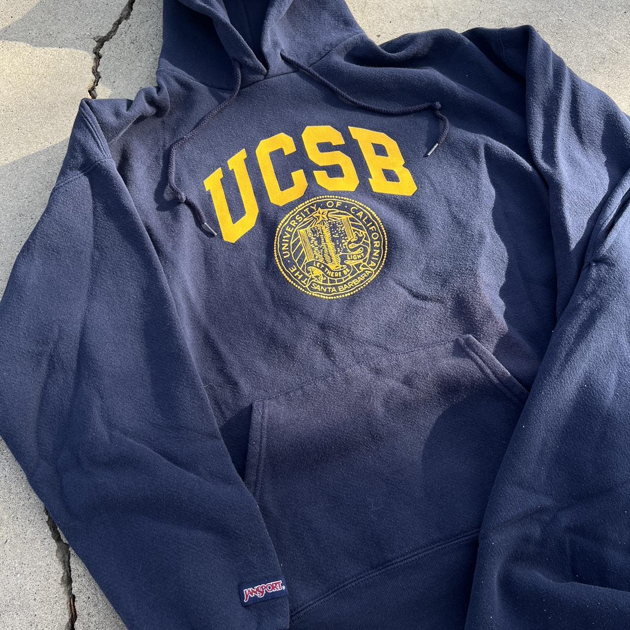 Vintage Jansport UCSB hoodie w/ sweats bundle - Depop