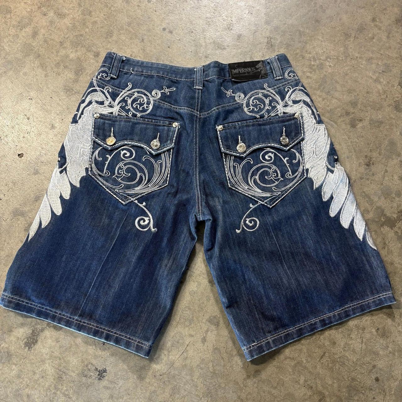Baggy Imperious Jorts 36x12 Baggy Y2K Jorts Leg... | Depop