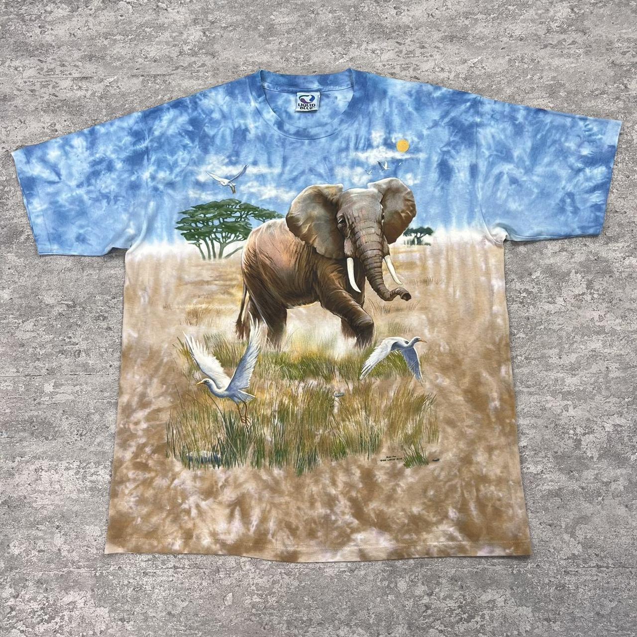 liquid blue Men's Multi T-shirt | Depop