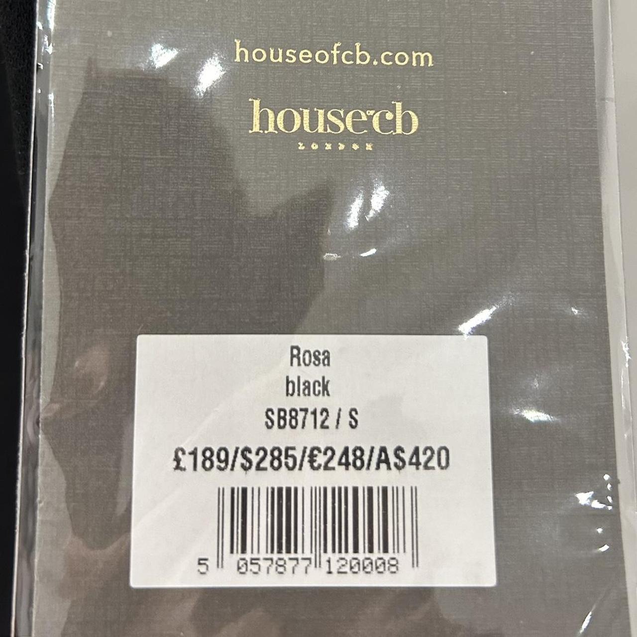 House CB Brand New Rosa Black Long Sleeve Maxi... - Depop