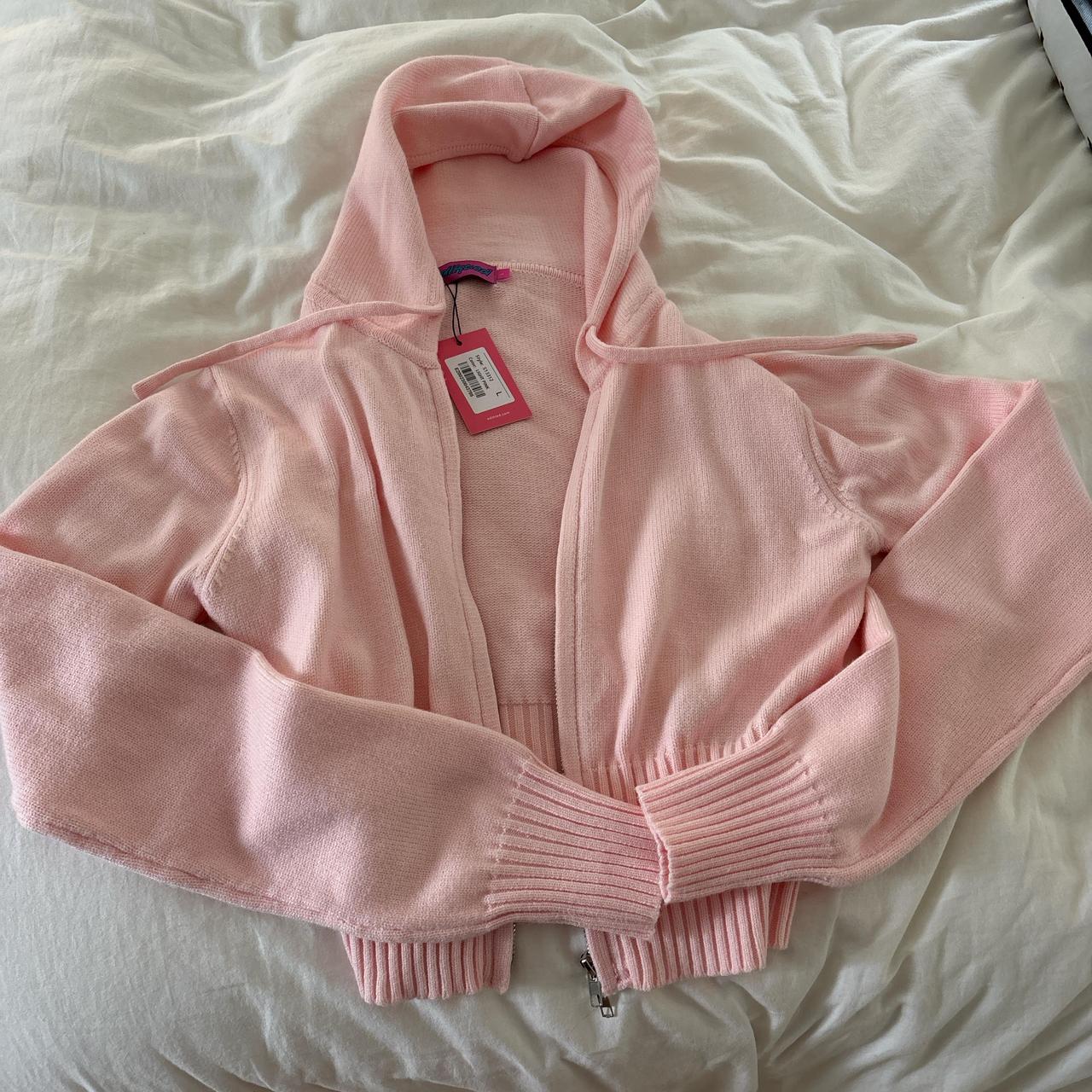 Edikted zip up Pink Size L NWT - Depop