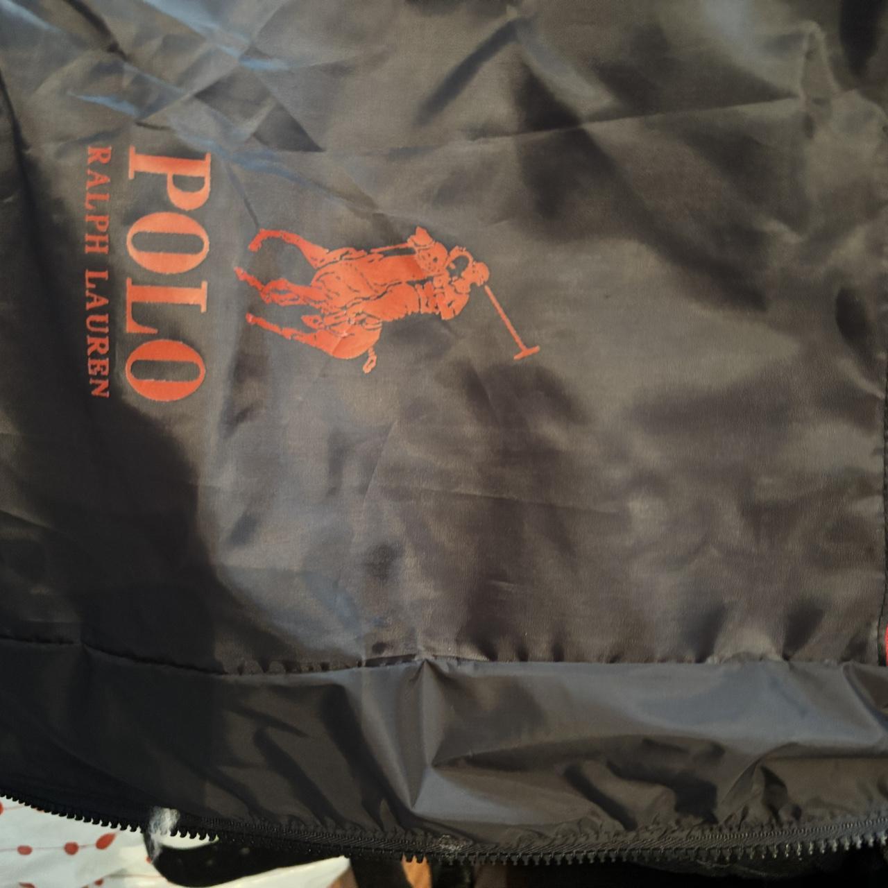 Grey Polo Ralph Lauren bomber jacket | Depop