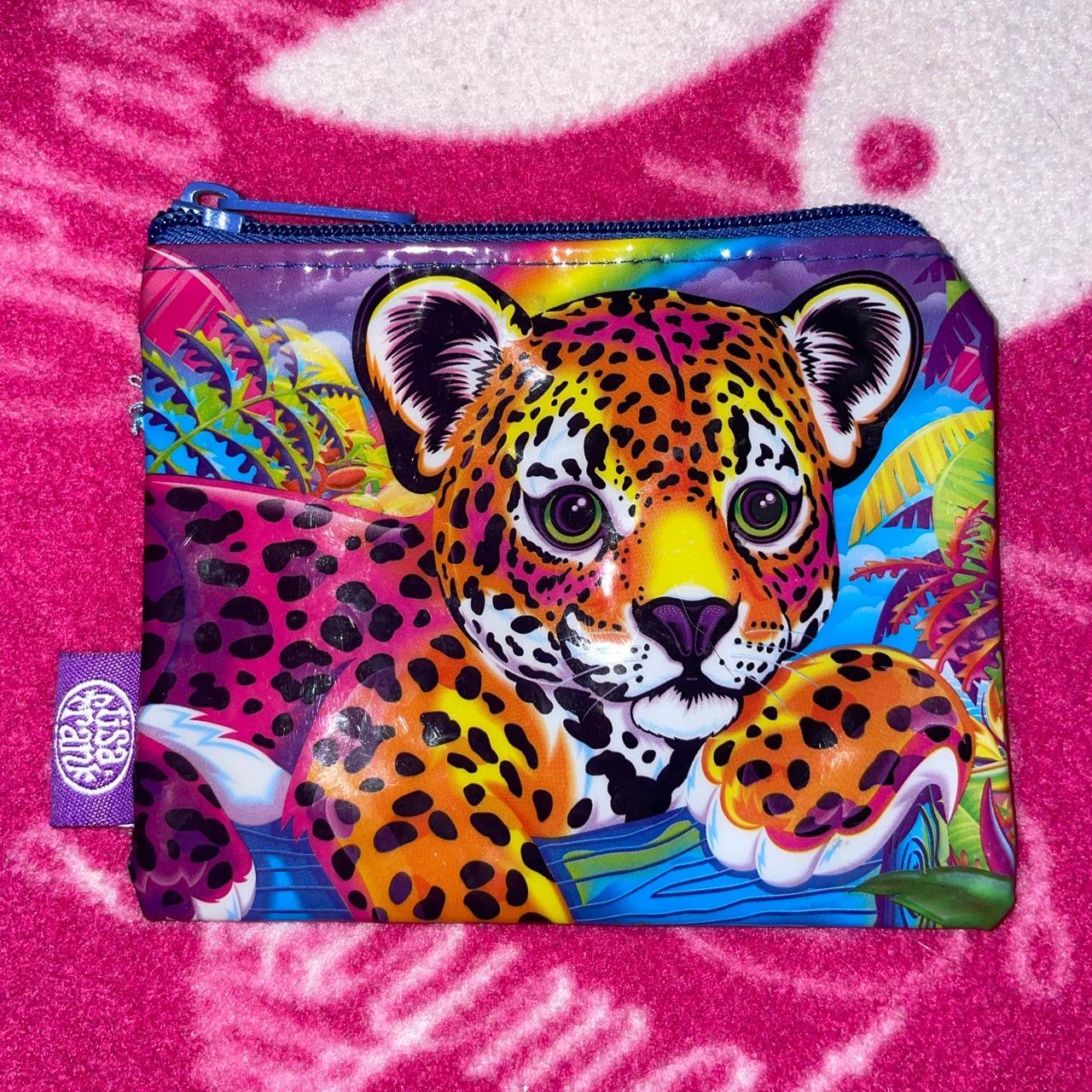Vintage Lisa Frank rainbow pvc panther or jaguar not... - Depop
