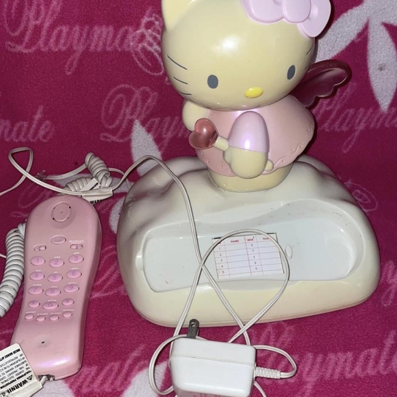 Vintage 2003 Hello Kitty landline phone everything... - Depop