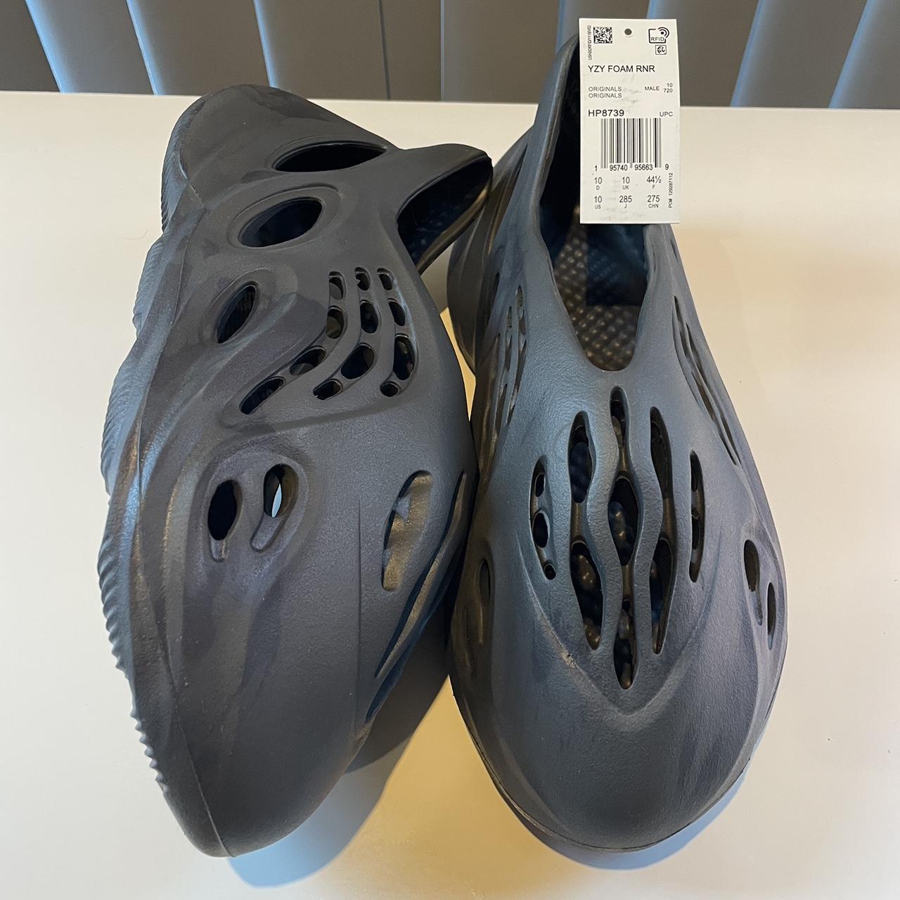 YZY foam runner onyx size UK 10 Brand New with box... - Depop