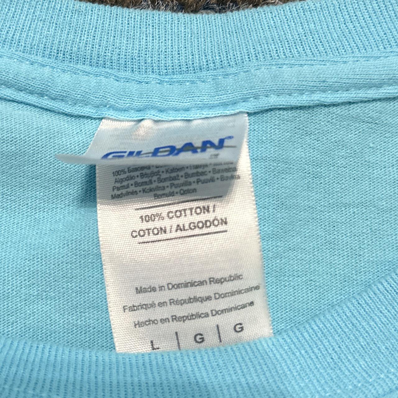 Blue angles graphic tee large. Light blue #jets... - Depop