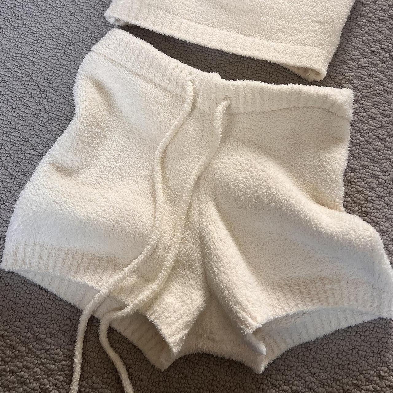 Fashion Nova White Teddy Set Small. #set #teddyset... - Depop