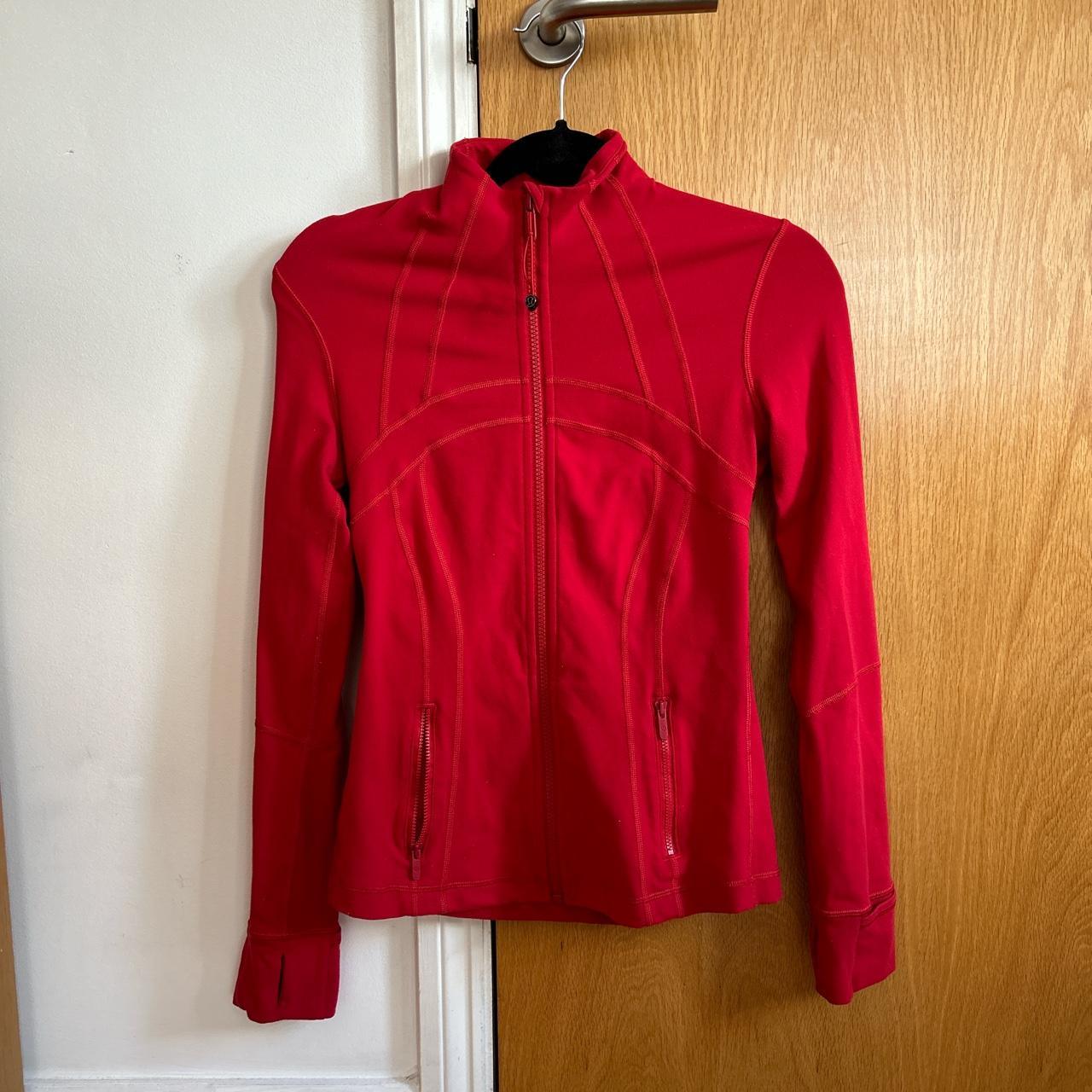 Lululemon Women's Red Coat | Depop