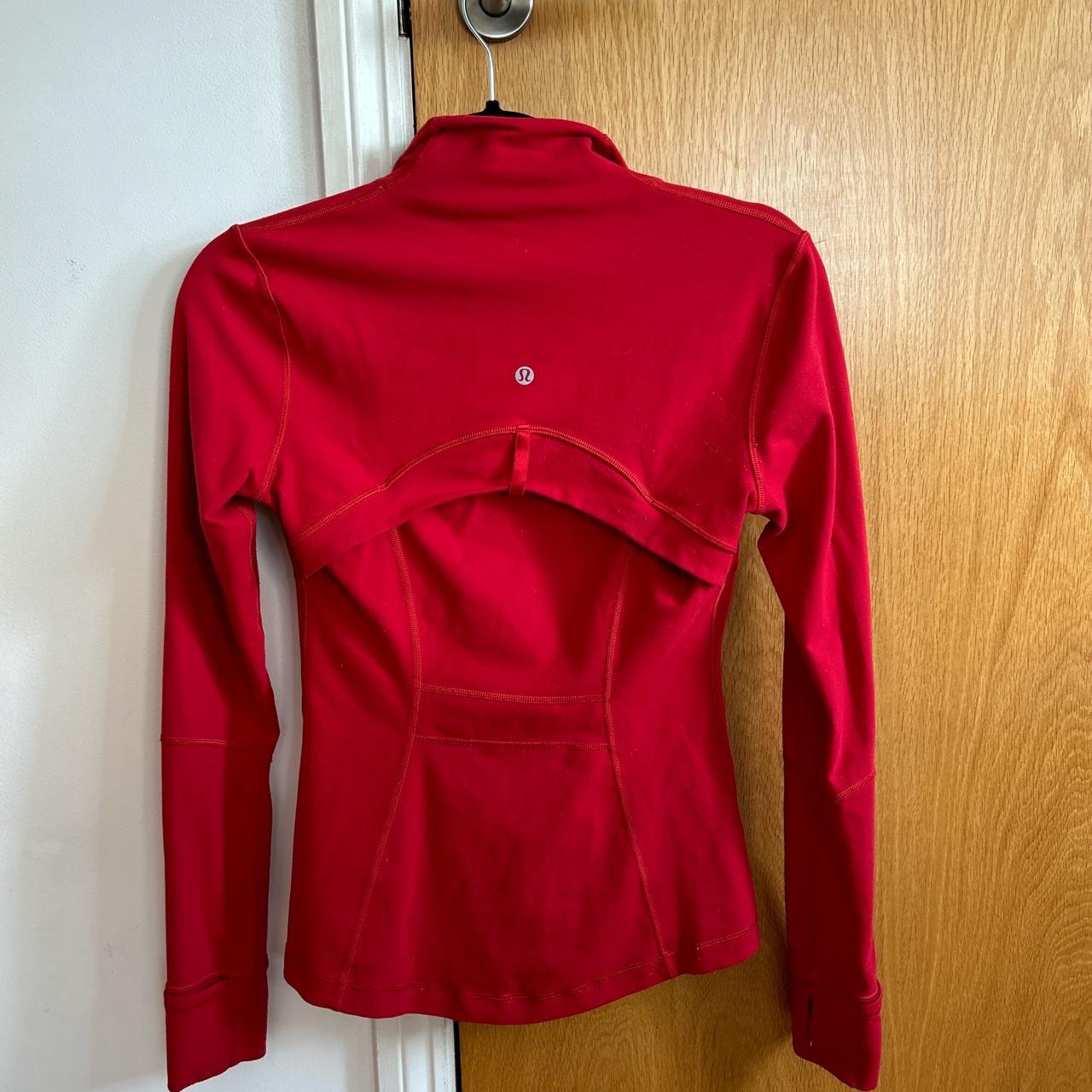 Lululemon Women's Red Coat | Depop