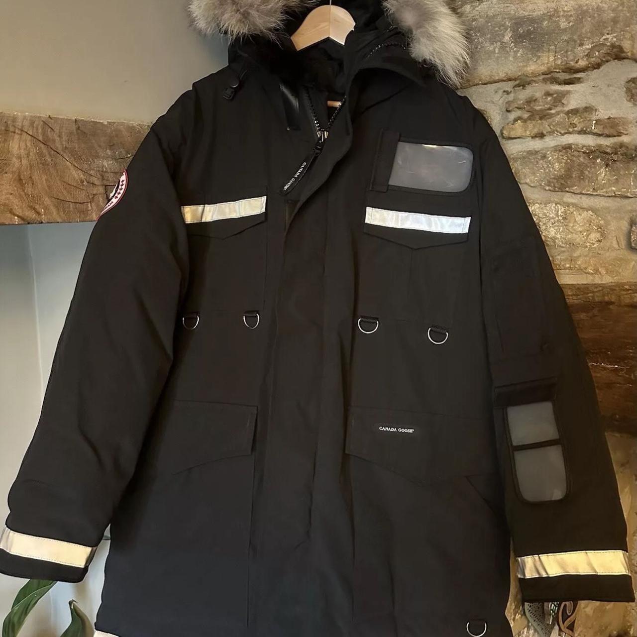 Canada Goose Resolute Parka in black and grey #parka... - Depop