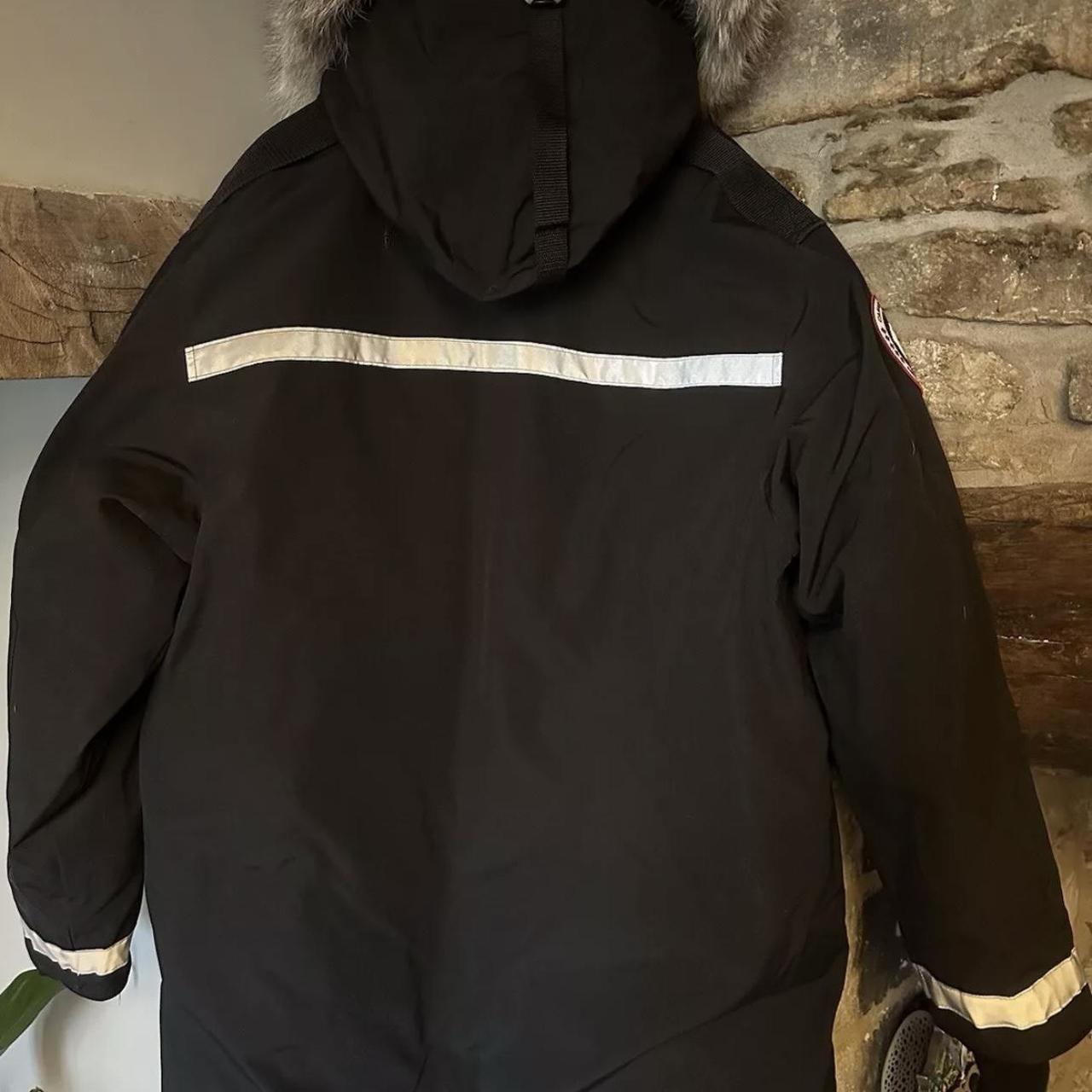 Canada Goose Resolute Parka in black and grey #parka... - Depop