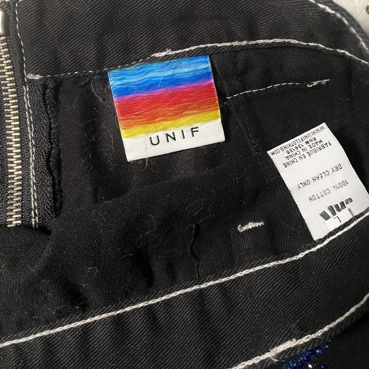 Blue Flame UNIF Mini Skirt Size M/L Baby Blue and... - Depop