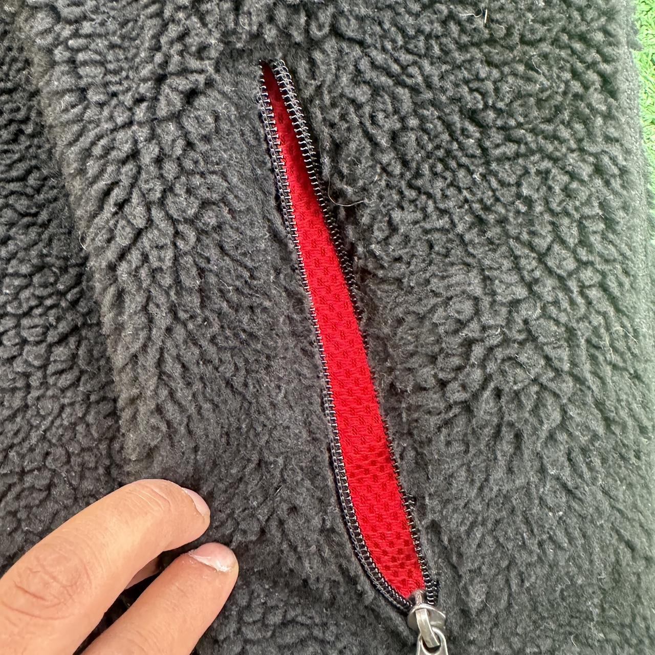 Patagonia vest men’s large black sherpa red inside... - Depop