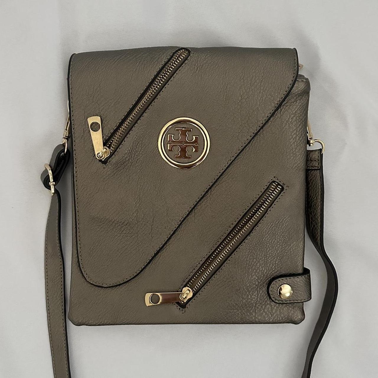 Tory Burch purse Stoney brown color Detachable... - Depop