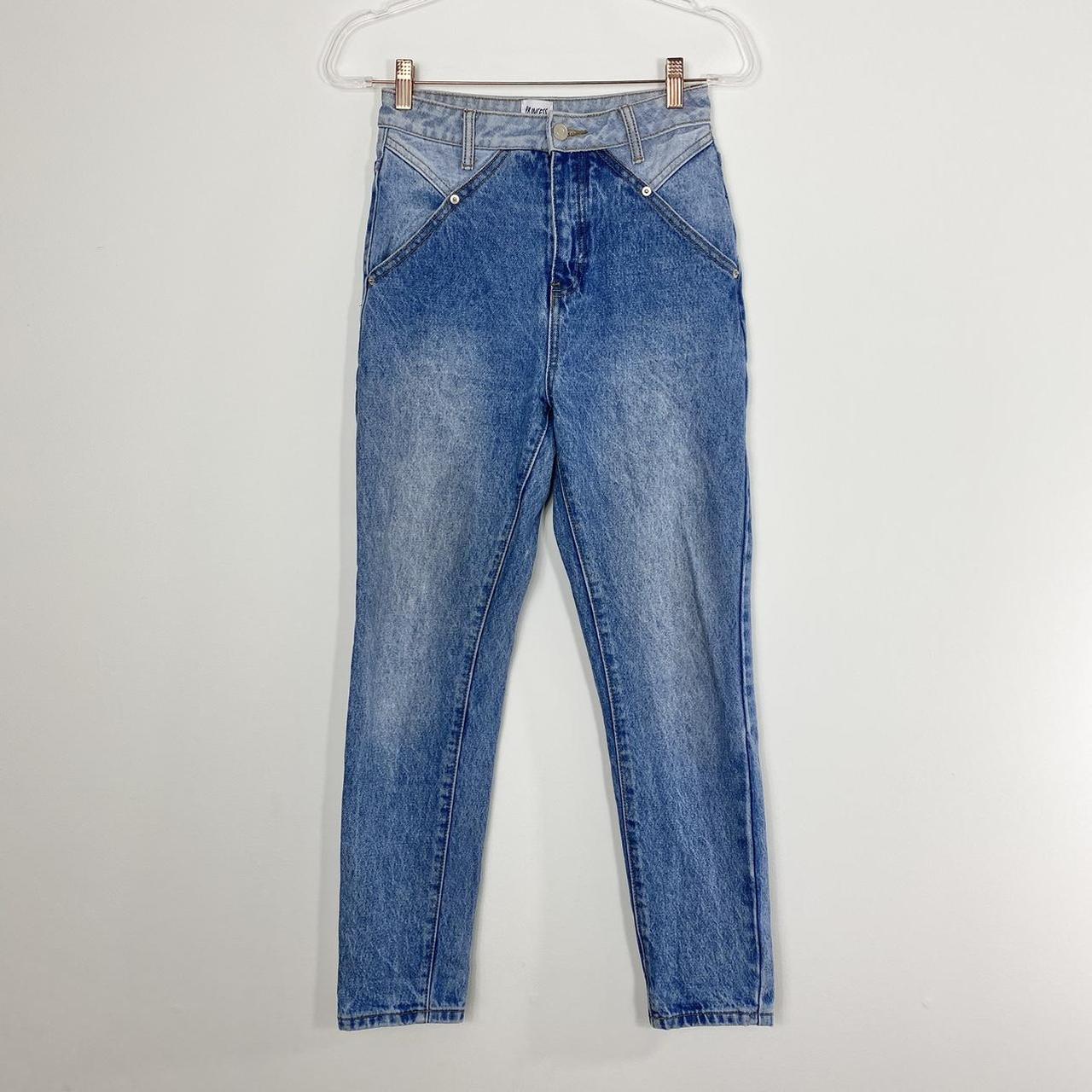 Princess Polly Springfield two-tone jeans size:... - Depop