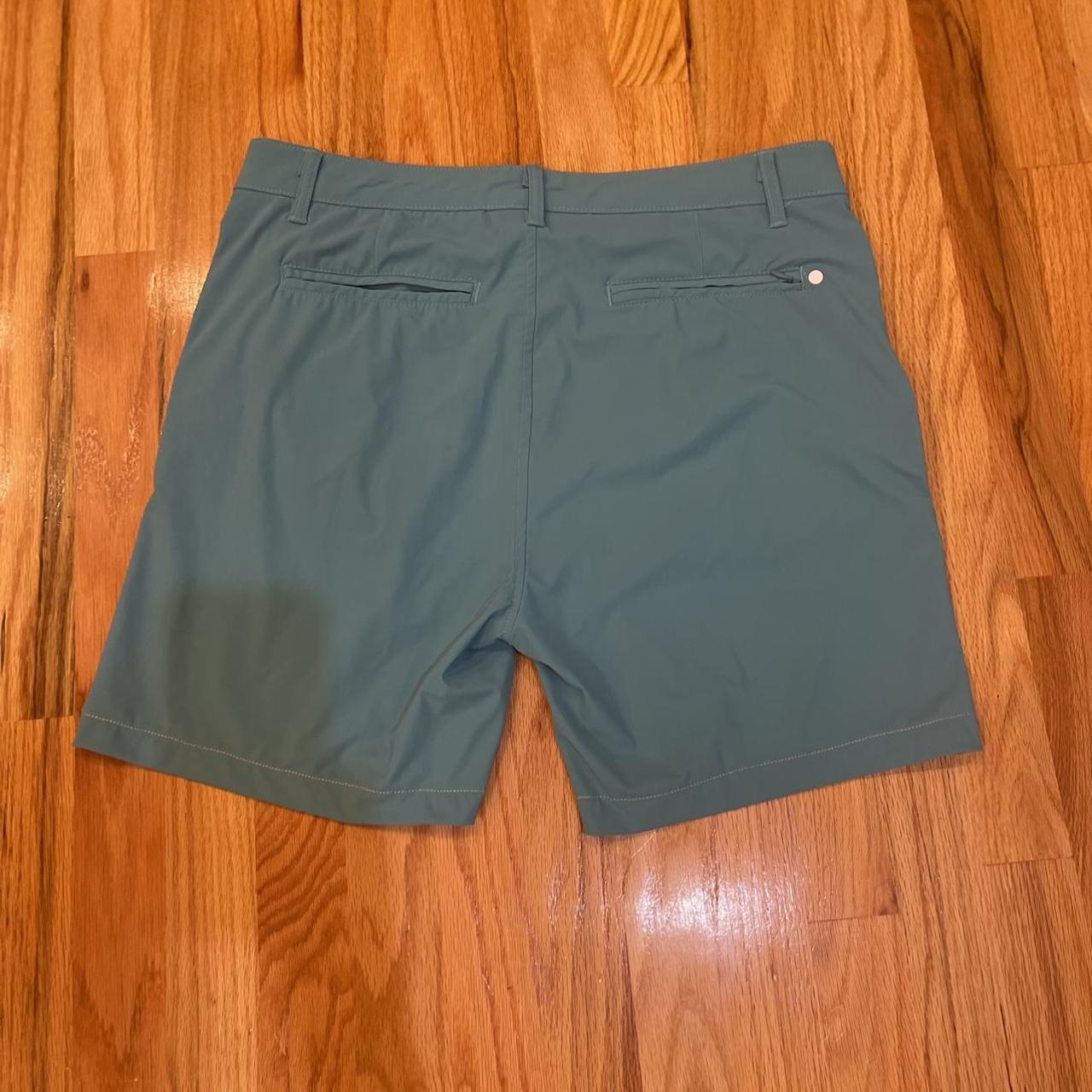Kenneth Cole men’s teal golf shorts. Size 34.... - Depop