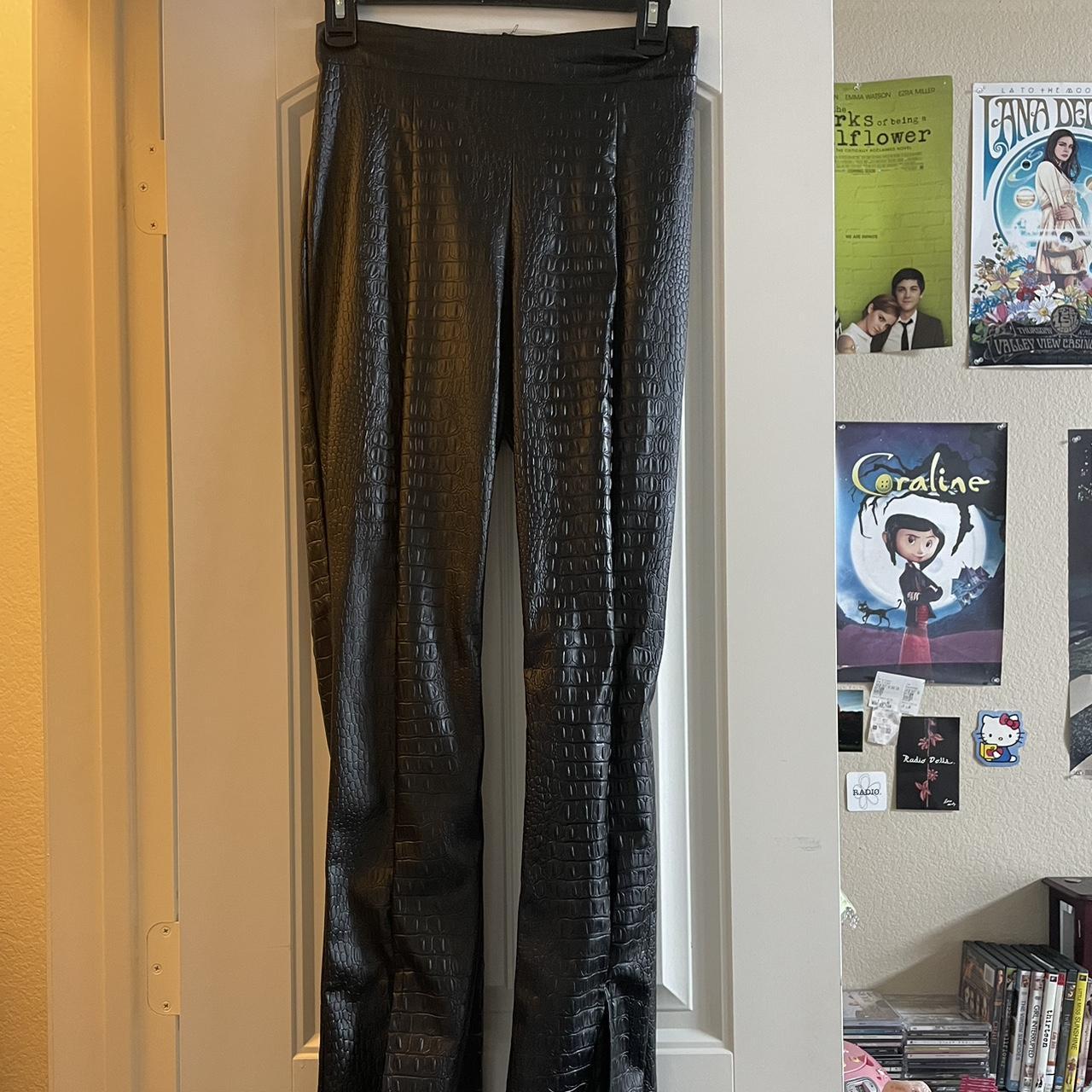 Leather Pants from Shein These fit the mob wife and... - Depop