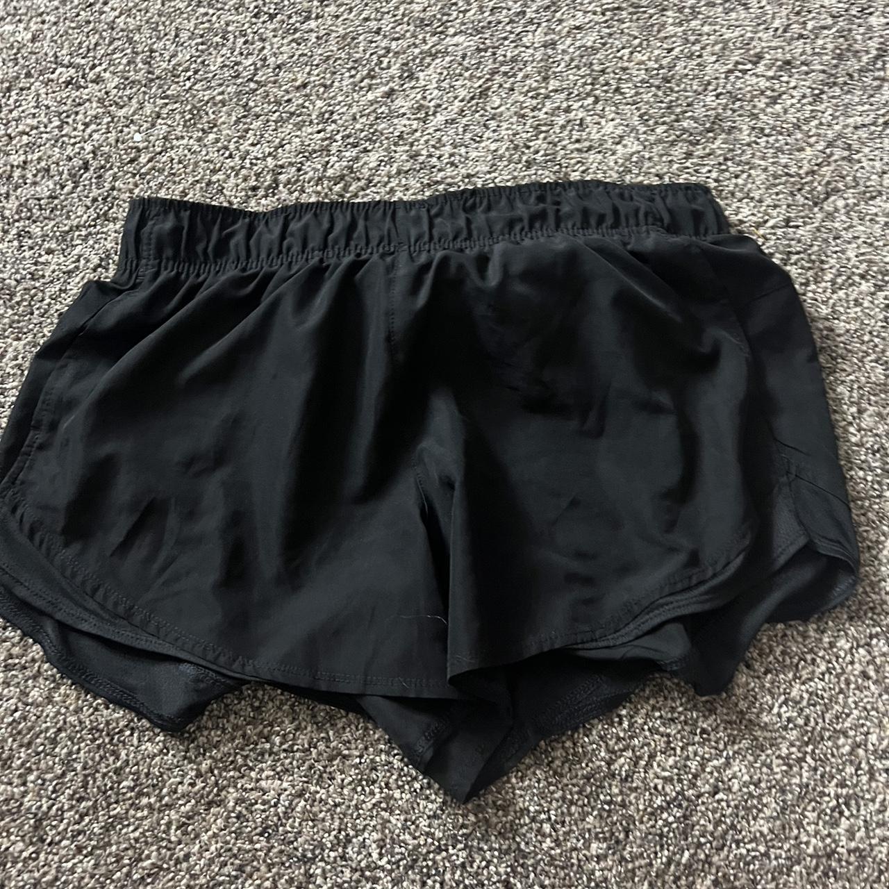 ️ plain black athletic shorts ️size l ( not sure... - Depop