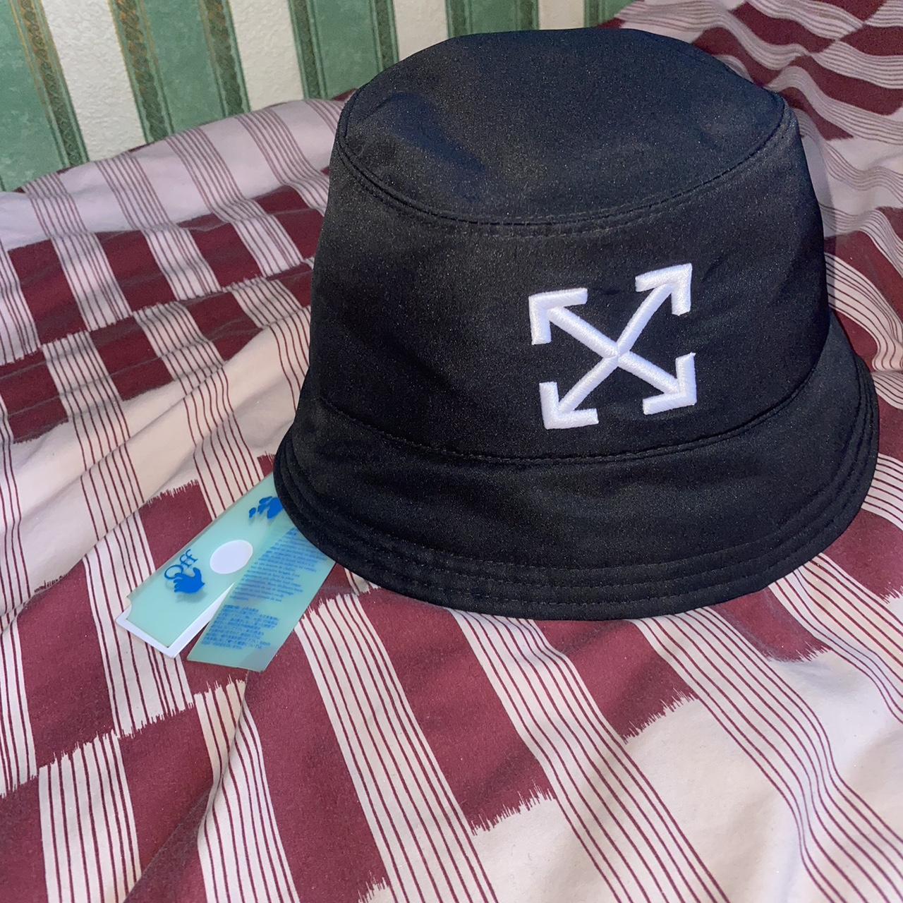 Off-White Bucket Hat - Rrp £250. 100% authentic... - Depop