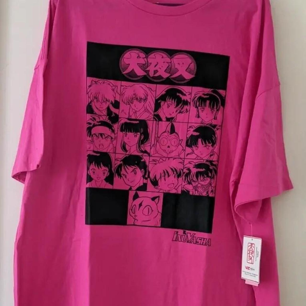 Inuyasha Pink Graphic Tee!! !!brand new with... - Depop