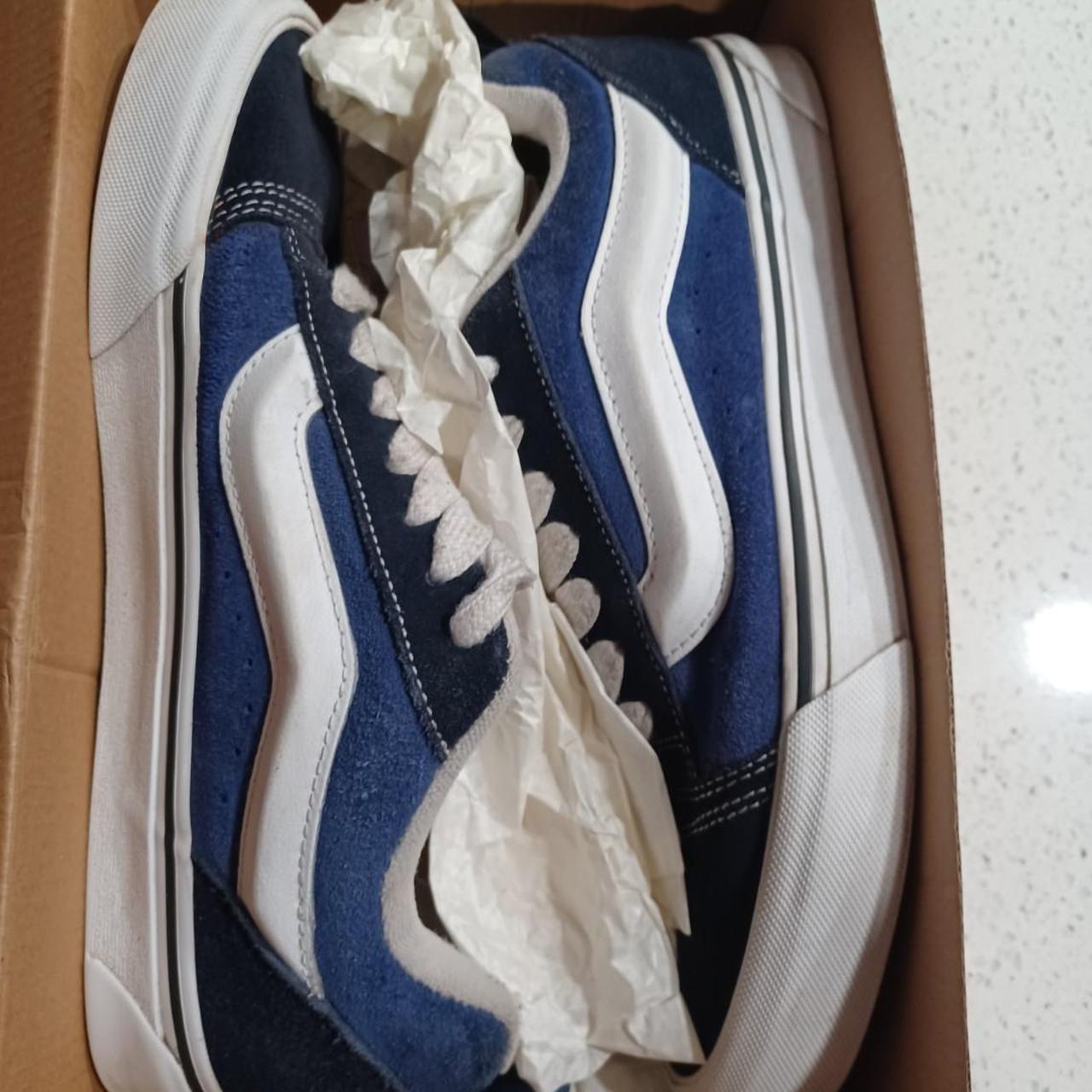 Knu skool vans Size: 10 Color: blue | Depop